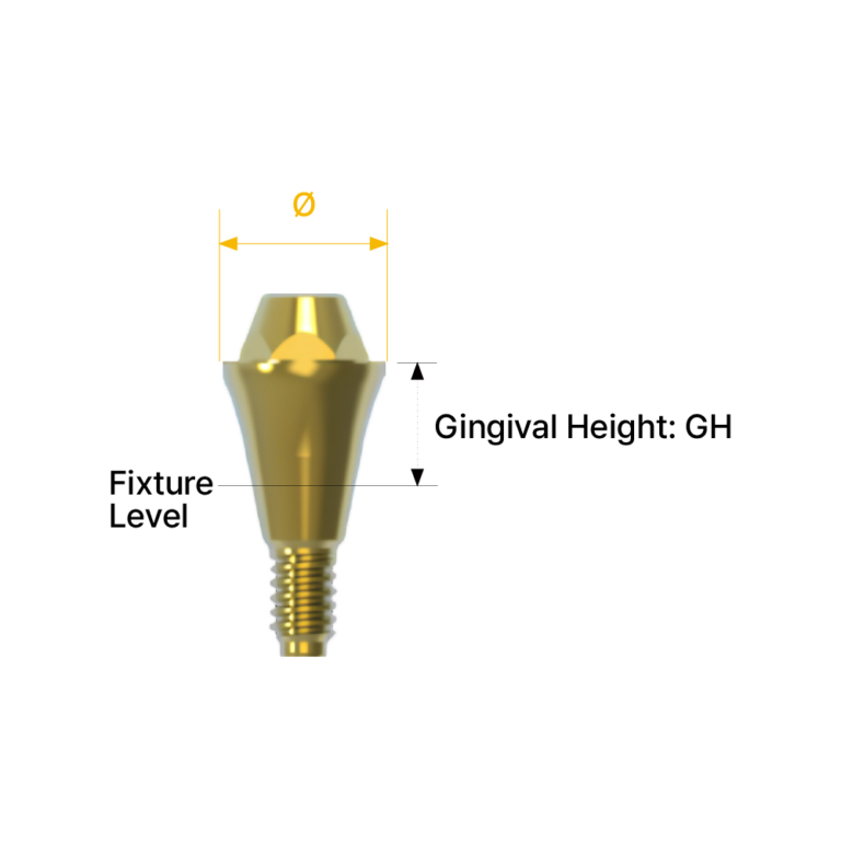 16R_ESTHETIC SOLID ABUTMENT_M2 - ZEROS IMPLANT